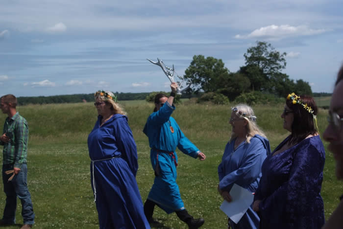 Midsummer Ritual at Knowlton 2013