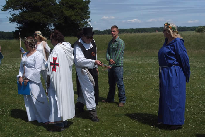 Midsummer Ritual at Knowlton 2013